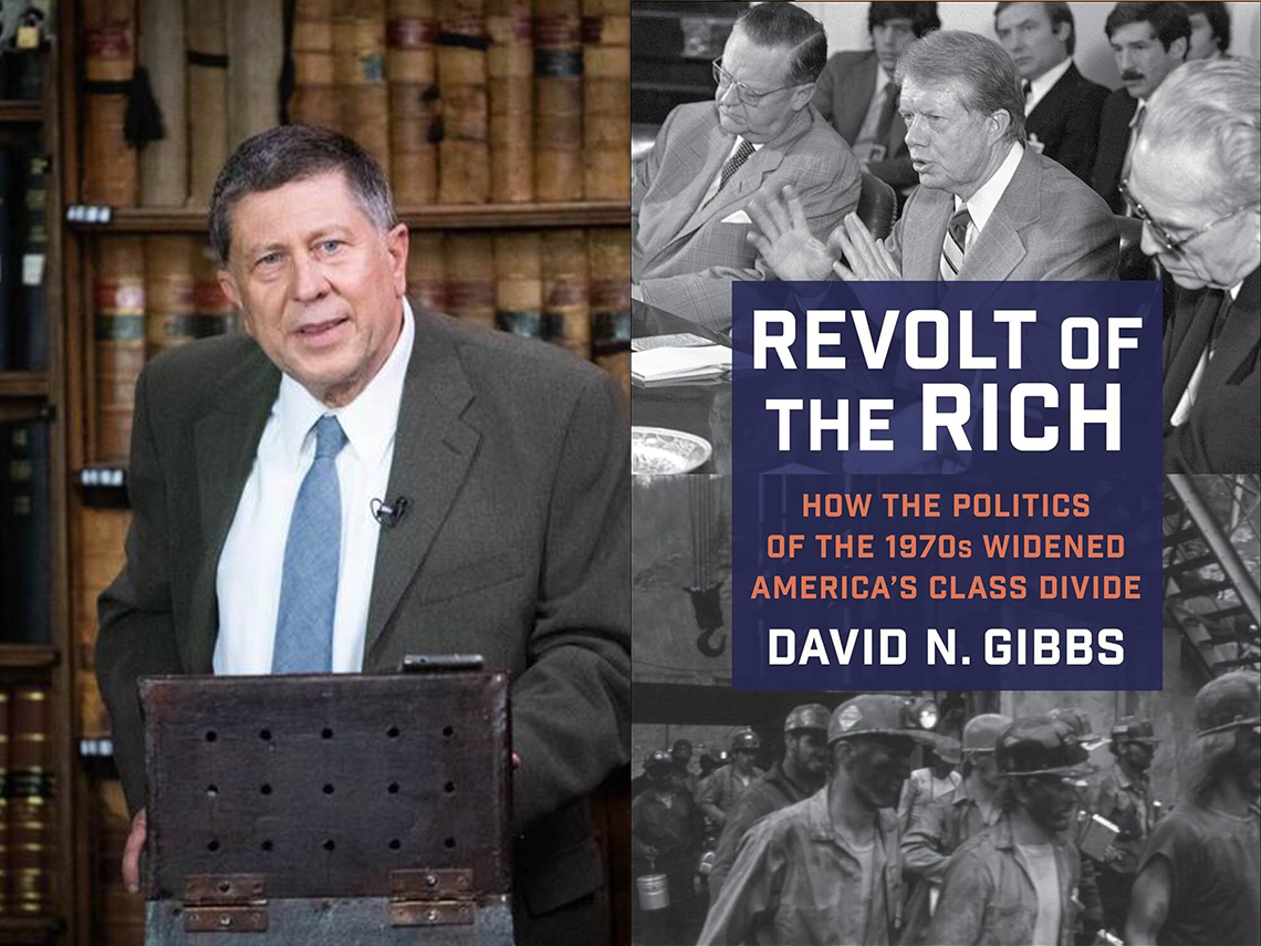 Professor David Gibbs Publishes Book on America's Class Divide ...